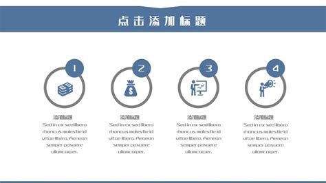 Blue Modern Data Calculation Google Slide And PowerPoint Template