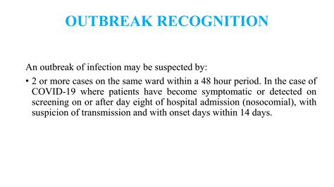 Hospital Outbreak Management Pptx