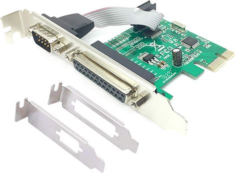 Amazon Com PCIe Combo Serial Parallel Expansion Card PCI Express To