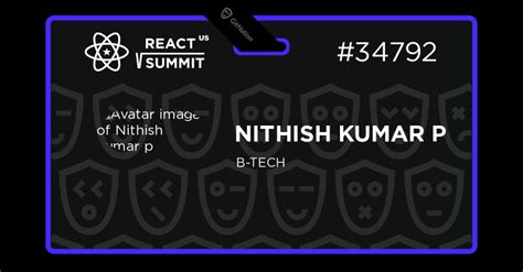 Nithish Perumal On Linkedin Check Out My Badge And Claim Your Free React Summit Us 2023 Remote