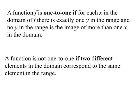 Ppt One To One Functions Inverse Function Powerpoint Presentation Free Download Id 693221