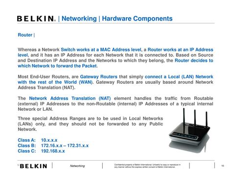 PPT Networking Hardware Components PowerPoint Presentation Free Download ID