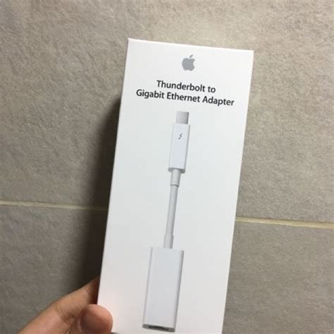 Apple Ethernet Adapter 電腦＆科技 電腦周邊及配件 電腦線、轉接線及轉換器 Carousell
