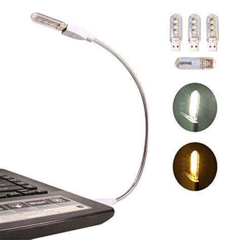 EBYPHAN Modern USB LED Lamp Computer Keyboard Light For Laptop Flexible Gooseneck Tube