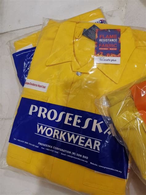 Nomex Overall Safety Coverall Yellow Mens Fashion Coats Jackets