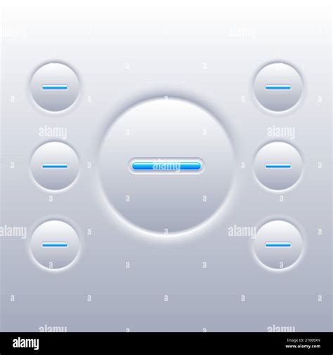 High Tech Switch Button Technology Background It Is A Switch Button Used To Control The On Off