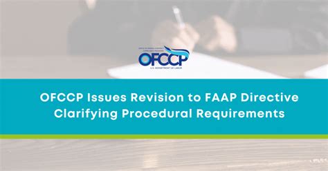 Ofccp Issues To Faap Directive Clarifying Requirements Outsolve Blog