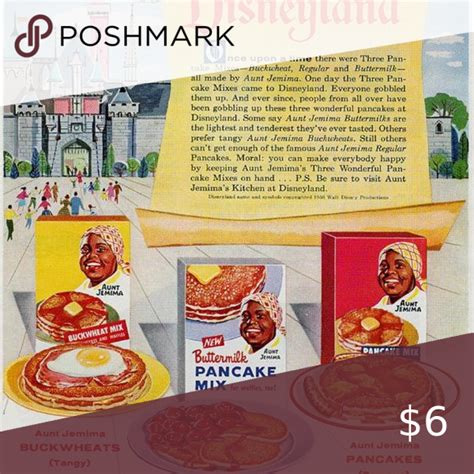 AUNT JEMIMA X LAMINATED VINTAGE ADVERTISEMENT PRINT