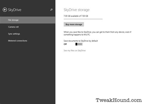 Windows 8 1 Skydrive Options Tweakhound