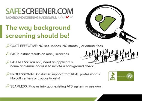 Applicant Screening Made Simple Safescreener
