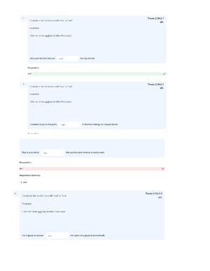 Week Pre Task Grammar Unit Time to Practice Inglés Studocu