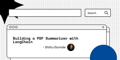 Building A Pdf Summarizer With Langchain Rdevto