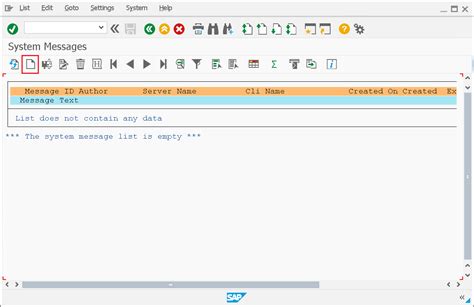 Sm02 Sap System Messages Sap Basis Genie