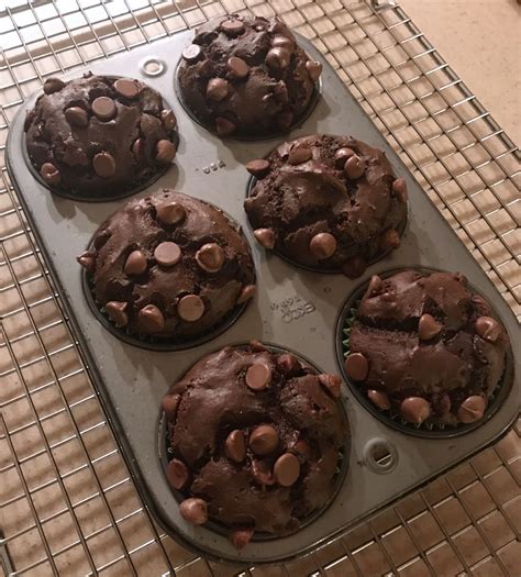 Homemade Double Chocolate Muffins Recipe