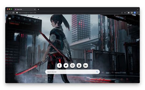 Anime Girls Wallpaper Google Chrome Theme And Wallpaper