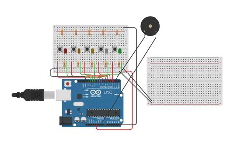 Circuit Design Simón Dice Tinkercad