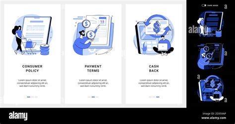 Customer Loyalty Mobile App Ui Kit Stock Vector Image And Art Alamy