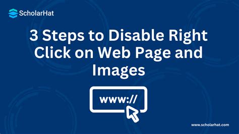 3 Steps To Disable Right Click On Web Page And Images