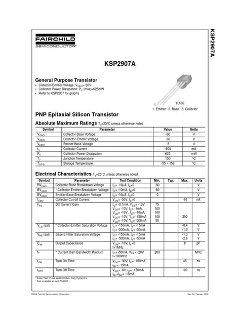 Datasheet 210 Pdf Bipolar Junction Transistor Electrical Engineering