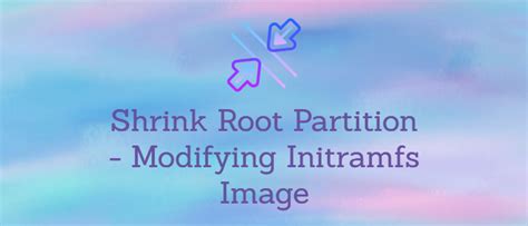 How To Shrink Root Partition Without Live Cdusb