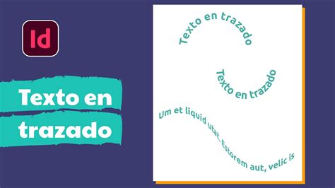Crear Texto En Un Trazado Con Indesign Youtube