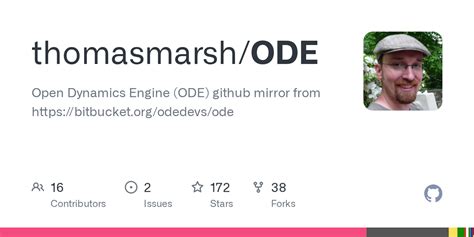 Github Thomasmarshode Open Dynamics Engine Ode Github Mirror From