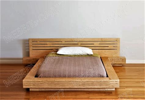 Кровать из фанеры 74 фото