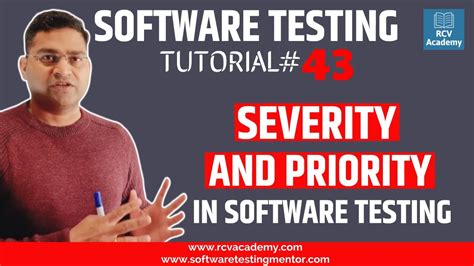 Software Testing Tutorial43 Severity And Priority In Software Testing Youtube