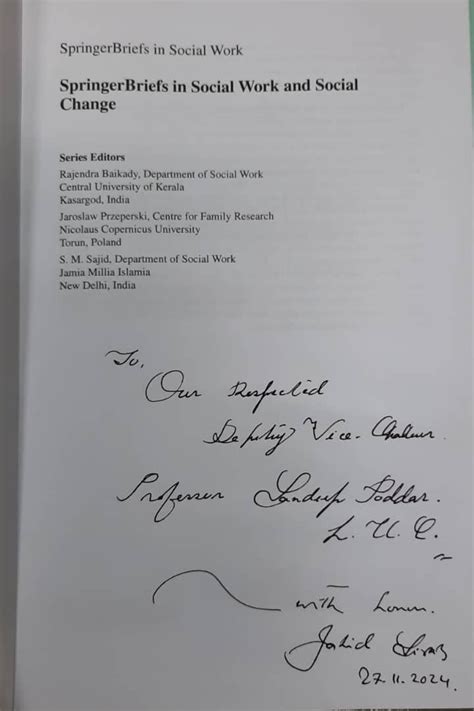 Sandeep Poddar On Linkedin Springer Publication Book Socialworkbook