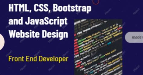Code Custom Html Css And Javascript For Responsive Websites By