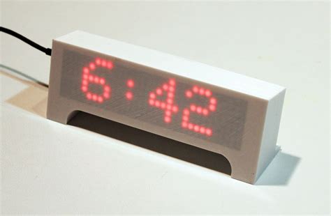 Esp8266 Wemos Clock News Weather Scrolling Marquee Por Qrome Descargar Modelo Stl Gratuito