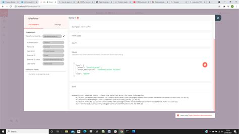 Problem Loading Parameters For Salesforce Page 2 Questions N8n
