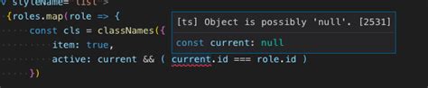Javascript Object Is Possibly Null In Typescript Stack Overflow