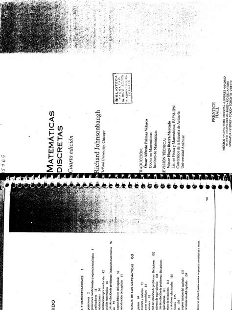 Matematicas Discretas 4° Ed Richard Johnsonbaugh Pdf