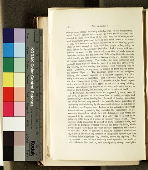 Mathematical Treasure Berkeleys Critique Of Calculus Mathematical Association Of America