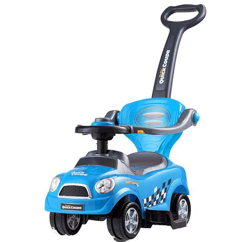 Costway Rutscherauto 3 In 1 Schiebeauto Mit Schiebgriff And Stauraum
