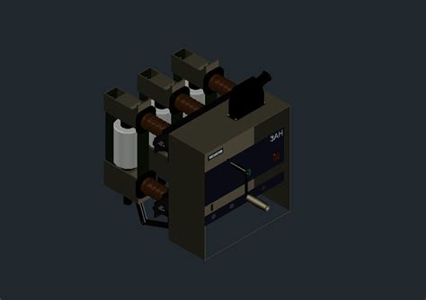 3d Circuit Breaker In Autocad Cad Download 898 29 Kb Bibliocad