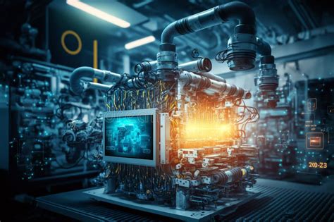 Industrial Technology Concept Factory Automation Smart Factory