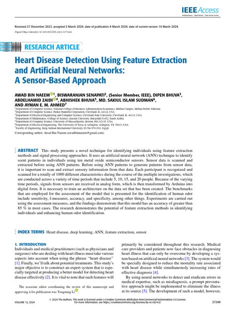 Heartdiseasedetectionusingfeatureextractionandartificialneural