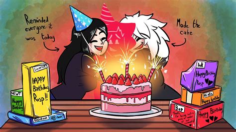 Happy Birthday Raspberry Squid By Voredude77 On Deviantart