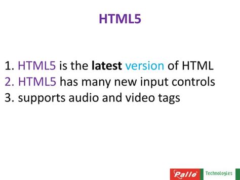 html5 course material introduction to html pdf