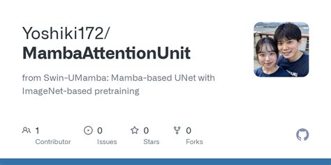 github yoshiki172 mambaattentionunit from swin umamba mamba based
