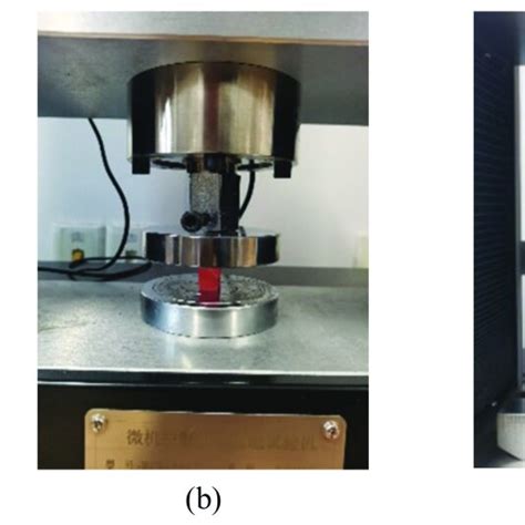 Geometry Of Experimental Specimens A Tensile B Compressive And Download Scientific