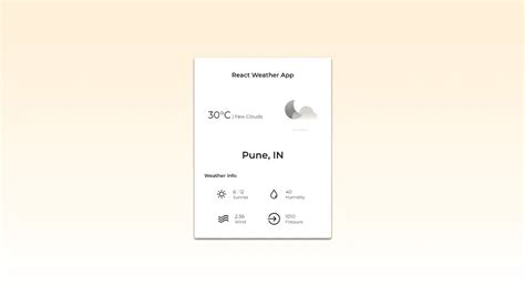 weather app using react with source code codewithcurious