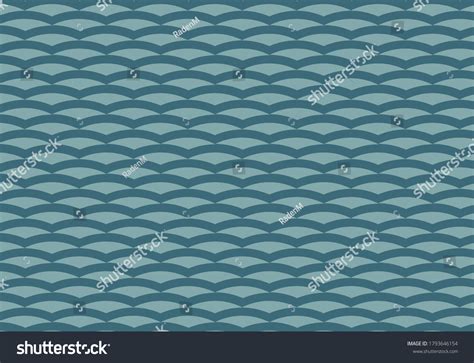 Rectangle Arc Pattern Seamless Vector Illustration Stock Vector Royalty Free
