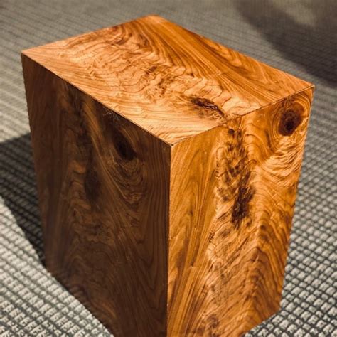 Walnut Cube Coffee Tables Etsy
