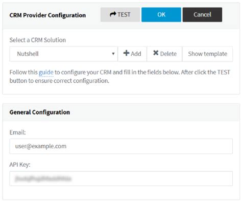 nutshell crm integration server side hyper media