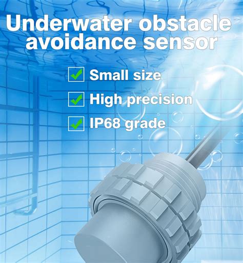 ultrasonic underwater ranging sensor swimming pool obstacle avoidance