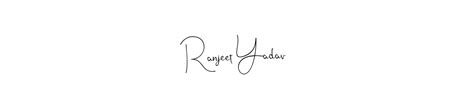 89 Ranjeet Yadav Name Signature Style Ideas New Autograph