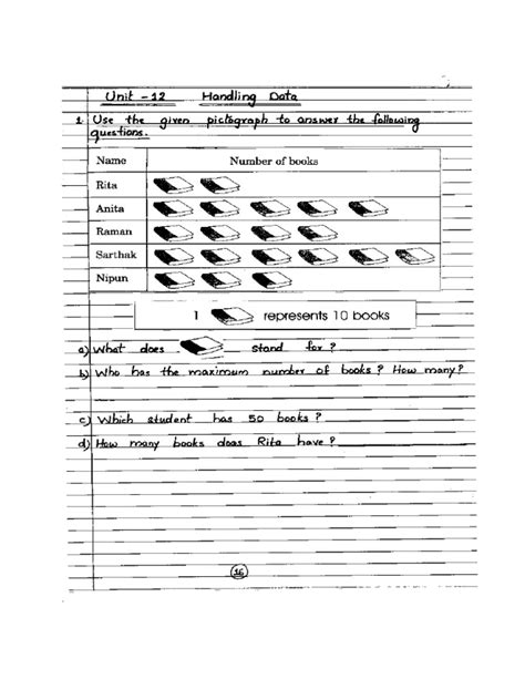 Cbse Class 3 Mathematics Worksheet 1 Handling Data Pdf
